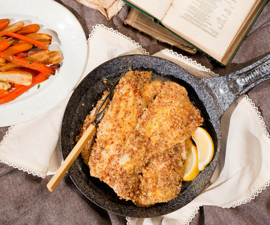 Pecan and Cornmeal Crusted Pickerel – Gimli Fish Market