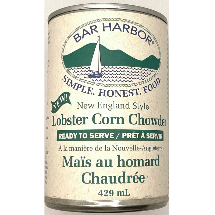 Lobster Corn Chowder by Bar Harbor 429ml – Gimli Fish Market
